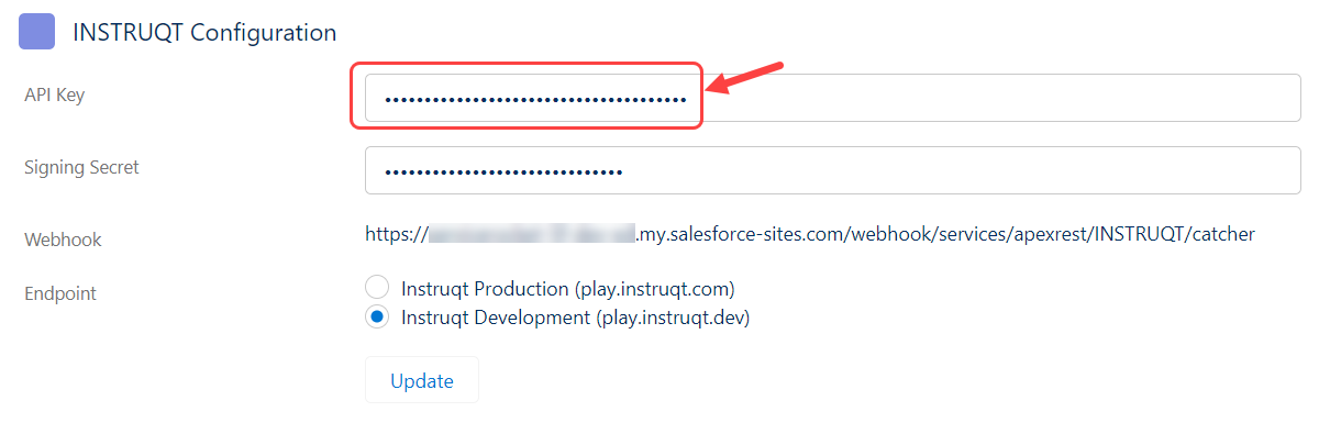 Step 2 Configuring The Api Key And Signing Secret